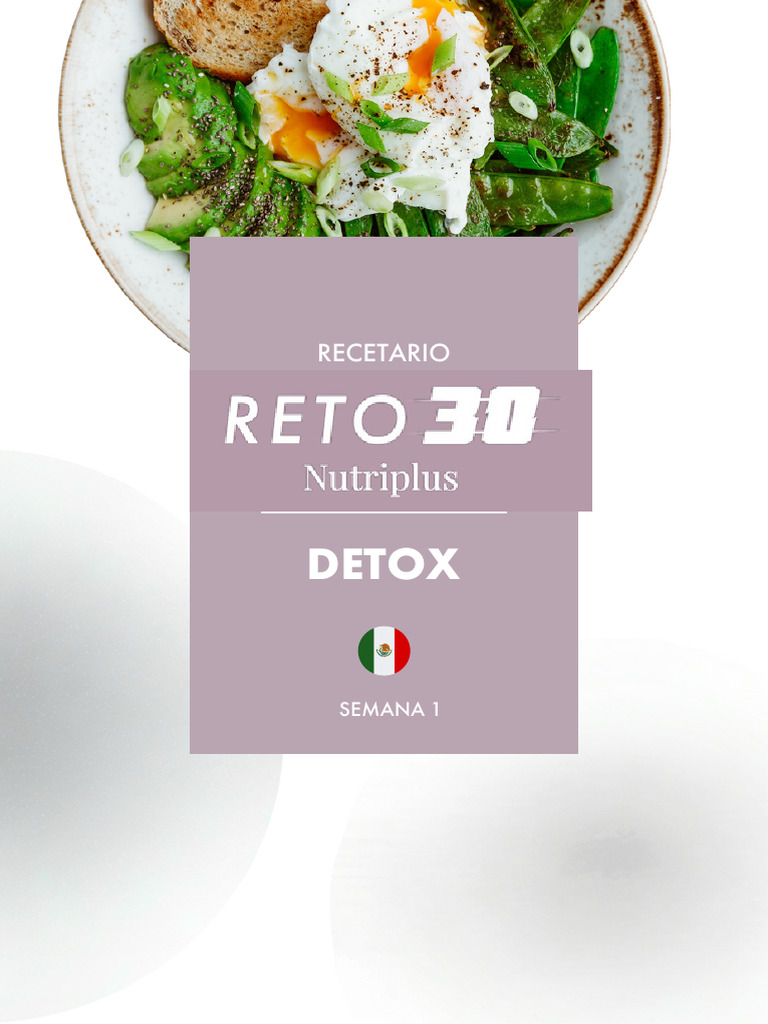 Recetario Mexico Detox | PDF | ensalada | Cocinando