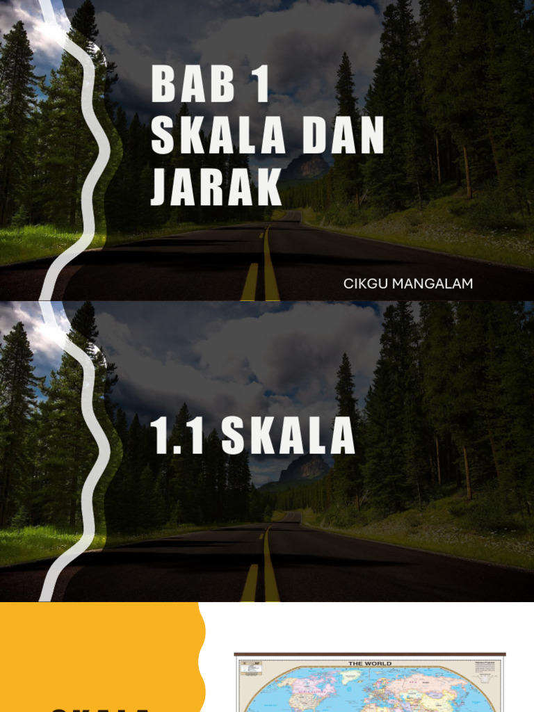 GEO T2 KSSM Bab 1 Skala Dan Jarak | PDF