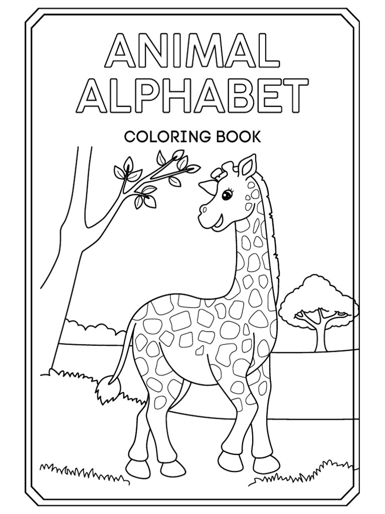 Animal Alphabet Coloring Book | PDF