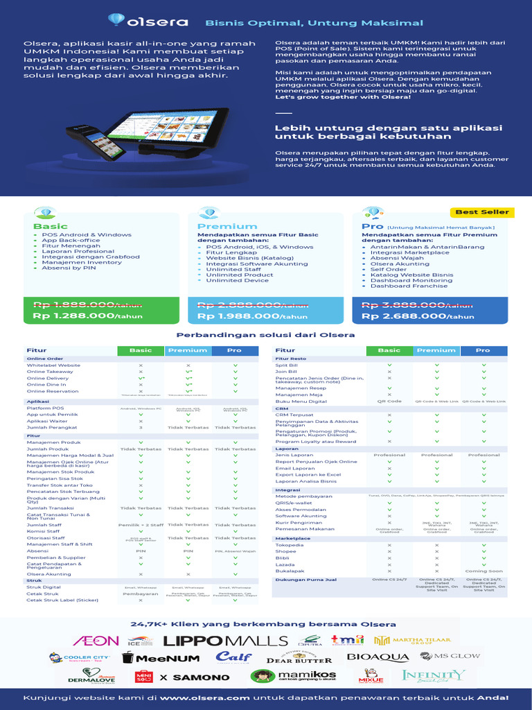 Factsheet Olsera Sales (ID) | PDF