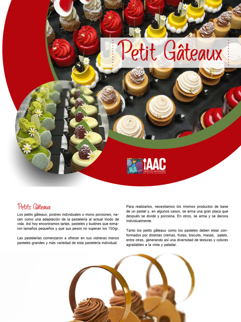 Petit Gâteaux: Delicias Individuales | PDF