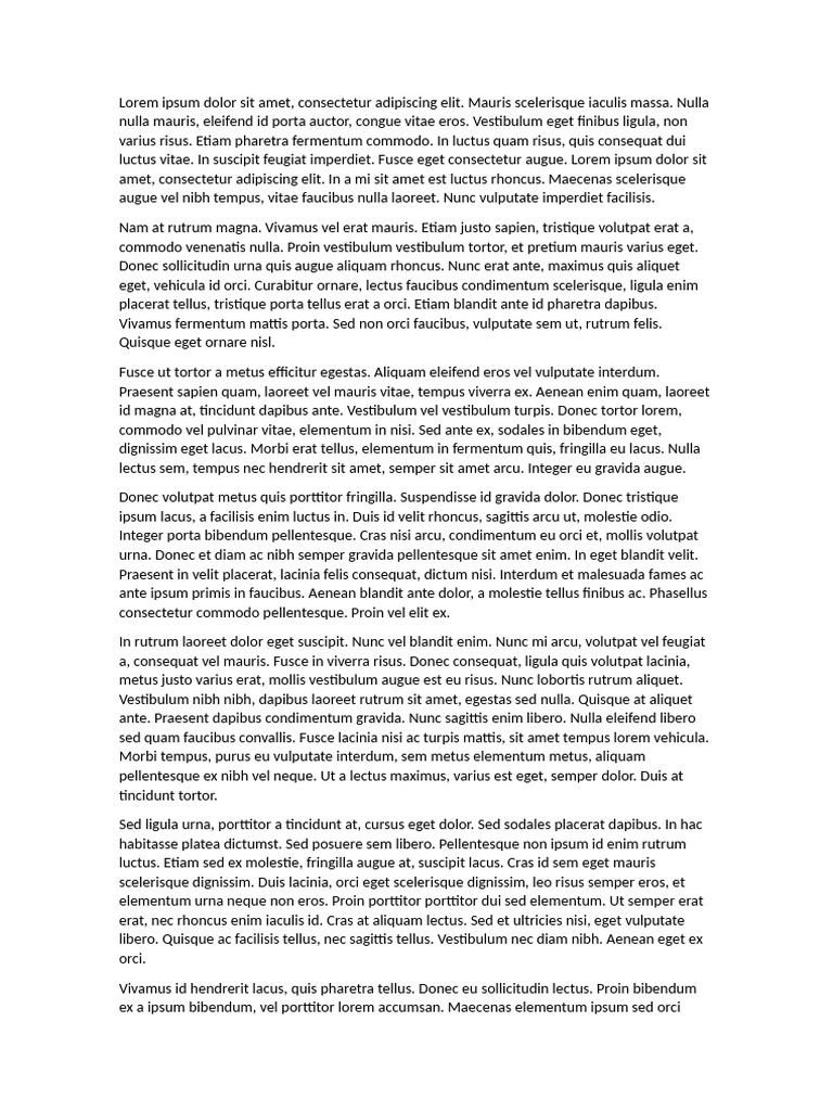 Lorem Ipsum 51 Paragravos | PDF