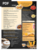 Breakfast and Kickback Menu - Drury Hotels | PDF | Hot Dog | French Fries
