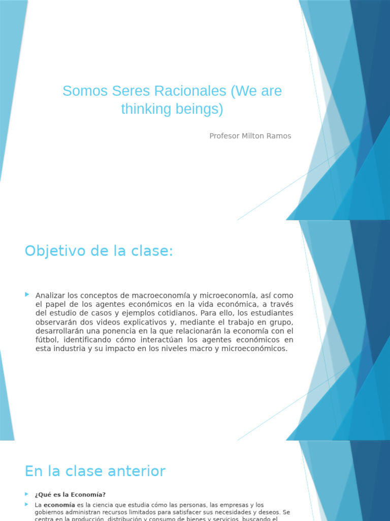 Somos Seres Racionales (We are thinking beings (1) | PDF | Ciencias ...