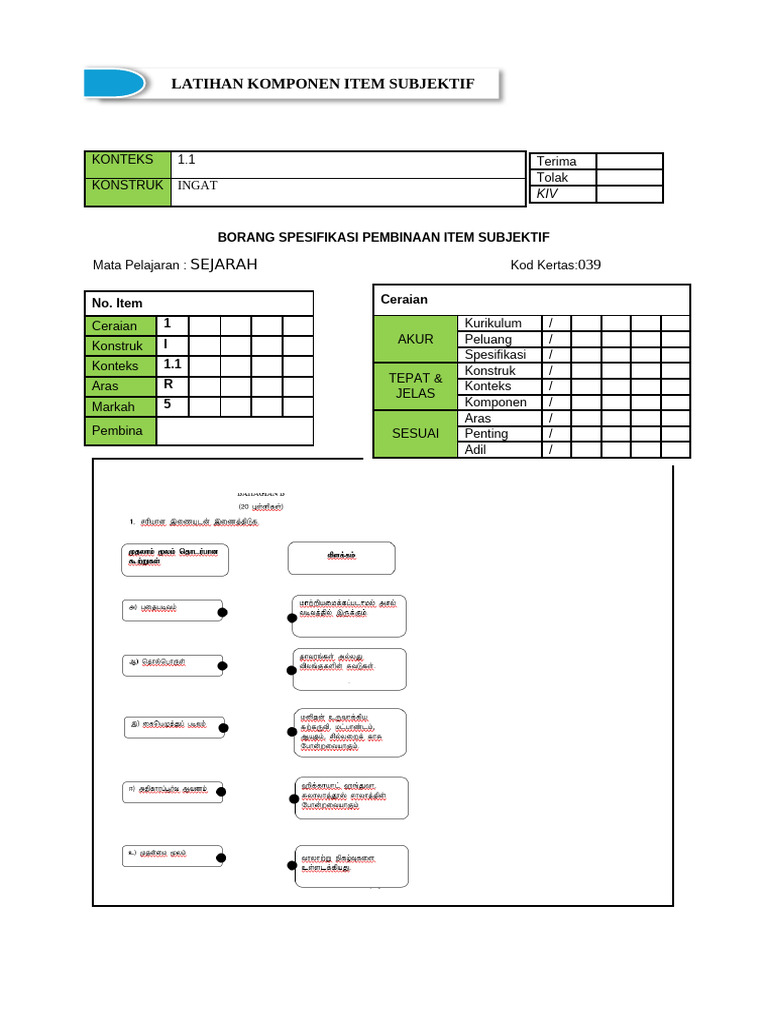 Jsi Sejarah Bahagian B Dan C | PDF