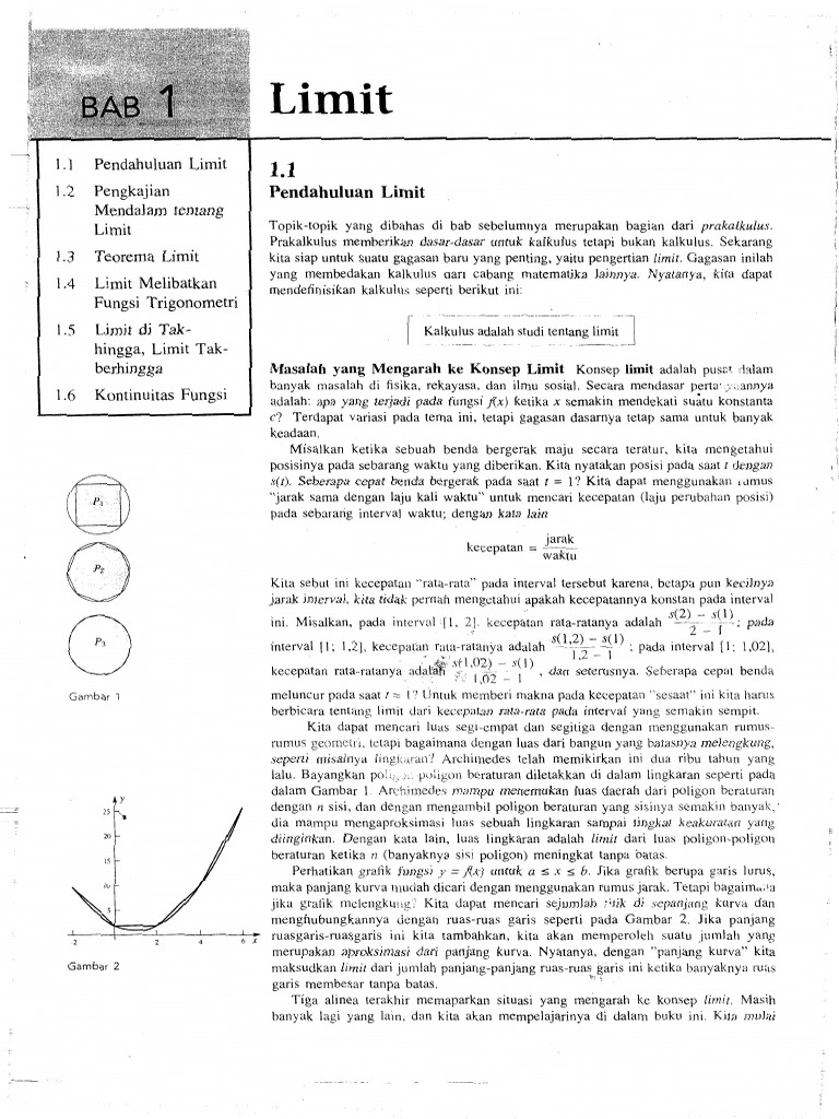 MATERI LIMIT-Purcell-Buku Kalkulus Purcell Edisi 9 Jilid 1 (INDONESIA) - 73-110 | PDF