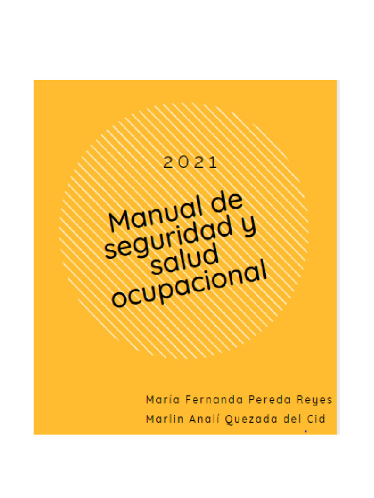 Manual de Salud y Seguridad Ocupacional | PDF | Seguridad y salud ocupacional | Higiene