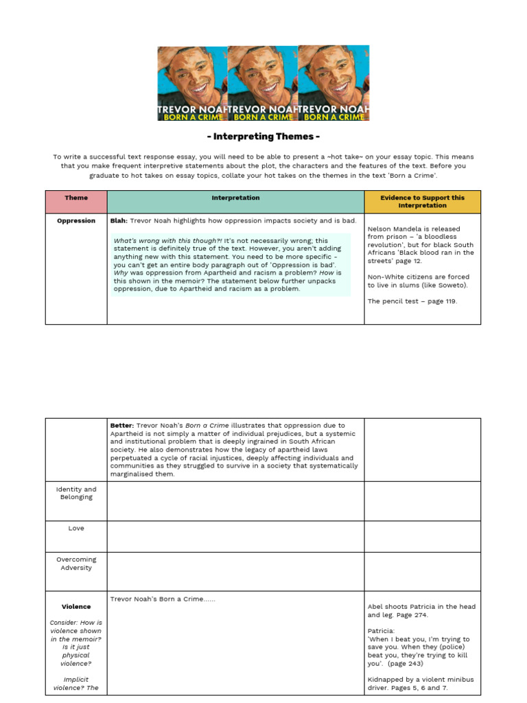 Interpreting Themes 2025 | PDF | Apartheid | Racism