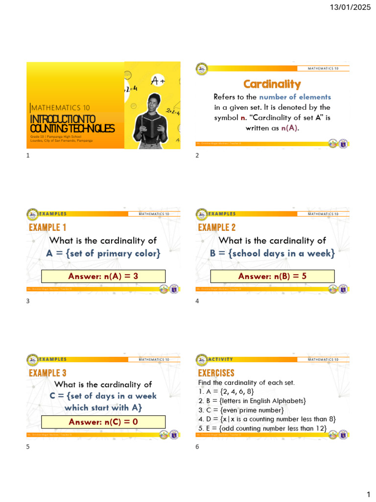 19 Fundamental Principles of Counting | PDF | Numbers | Mathematical ...