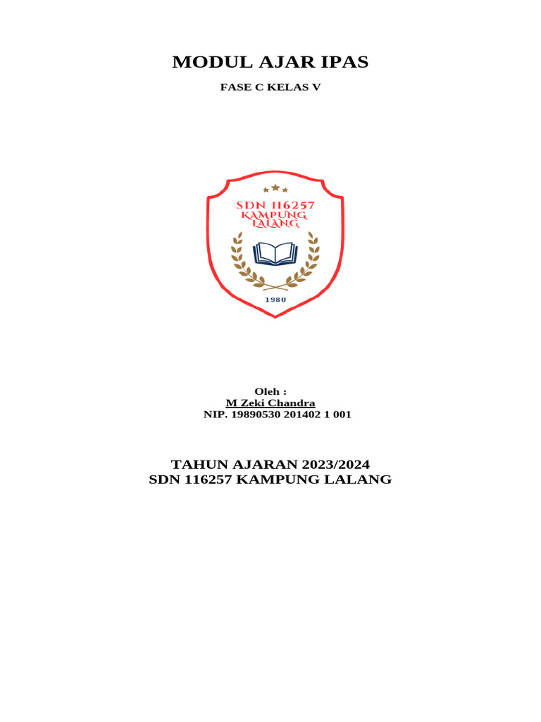 MODUL-AJAR-IPAS-Kelas-5-Diferensiasi Plus KSE | PDF
