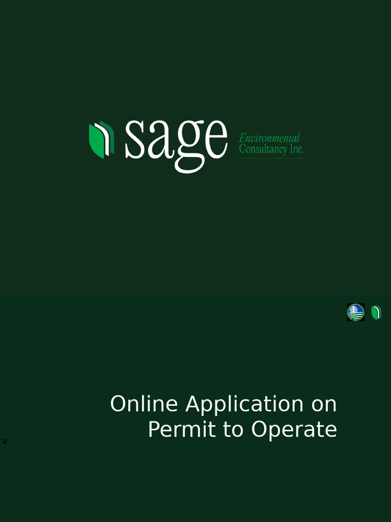 NEW PPT of Online Application of Permit To Operate (PTO) (Hands-On ...