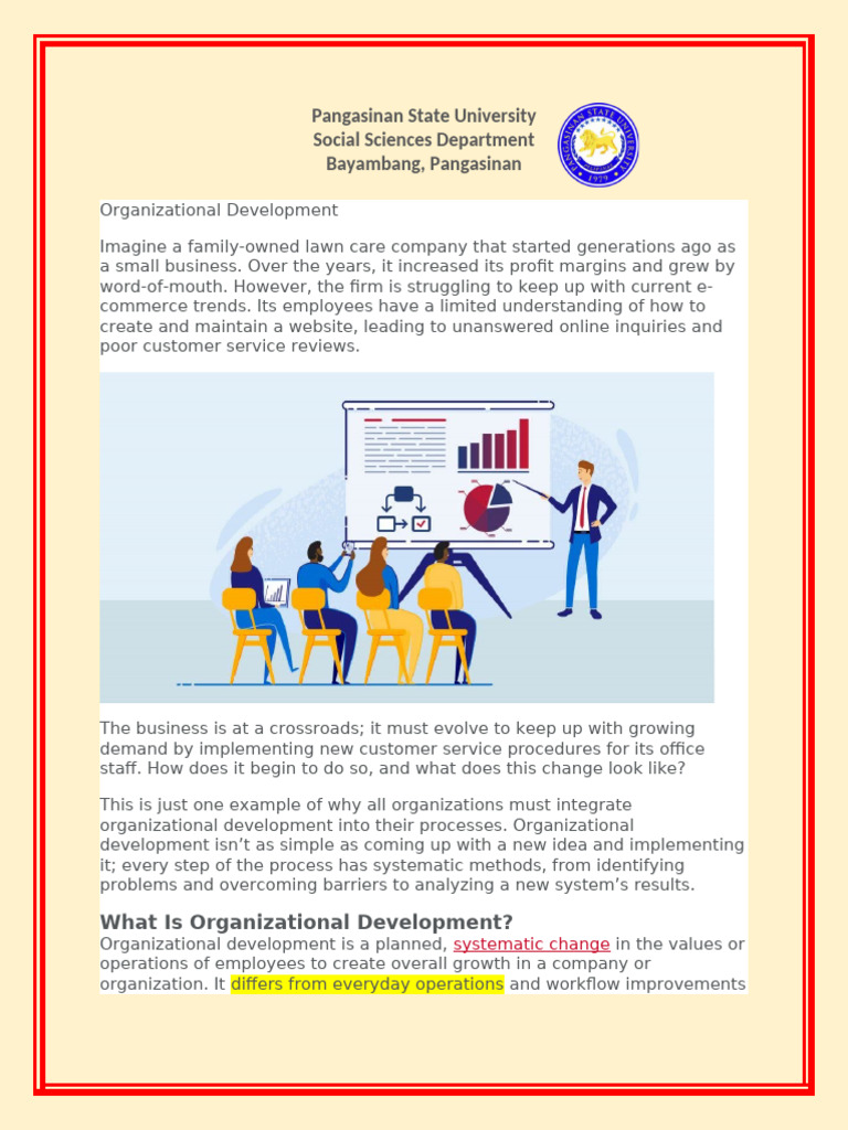 Organizational Development | PDF | Organization Development | Change Management