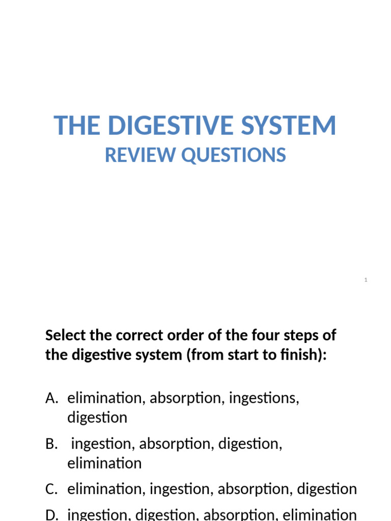 REVIEW Digestive-System 1 | PDF | Digestion | Stomach