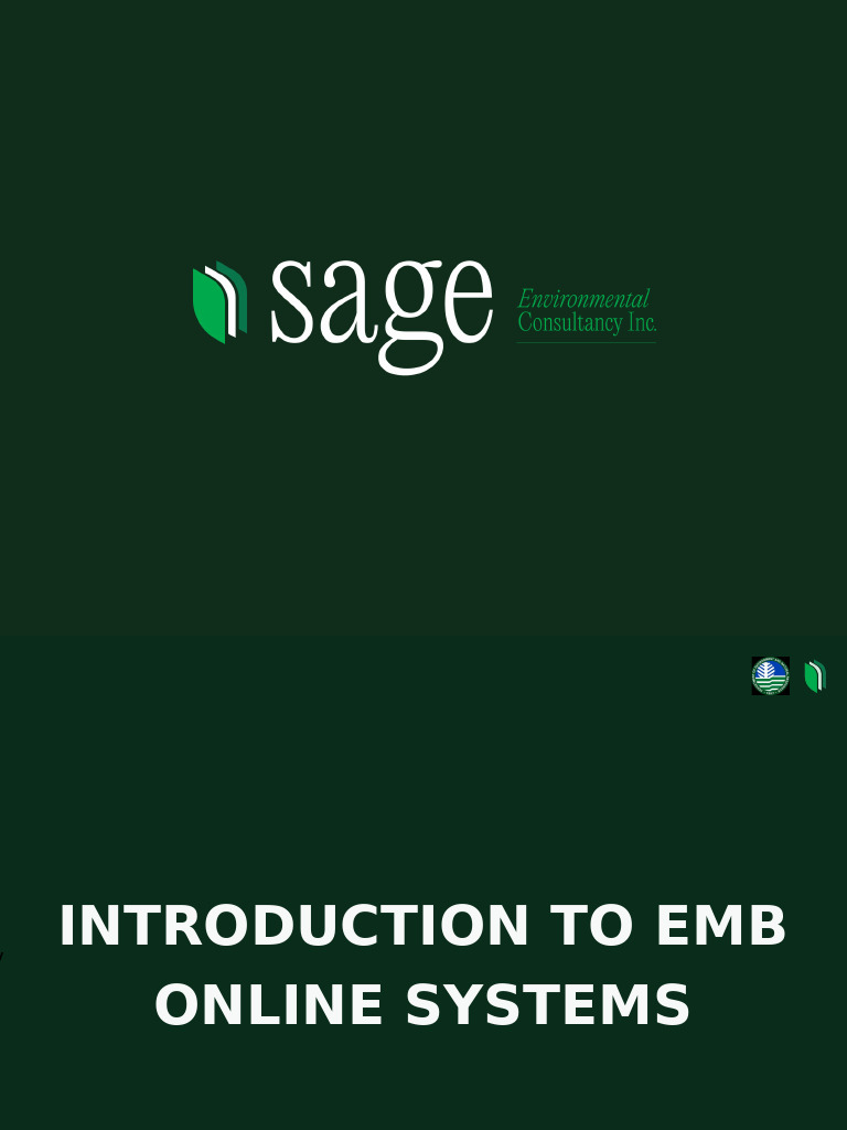 NEW PPT of Introduction To EMB Online System | PDF | Cyberspace | Computing
