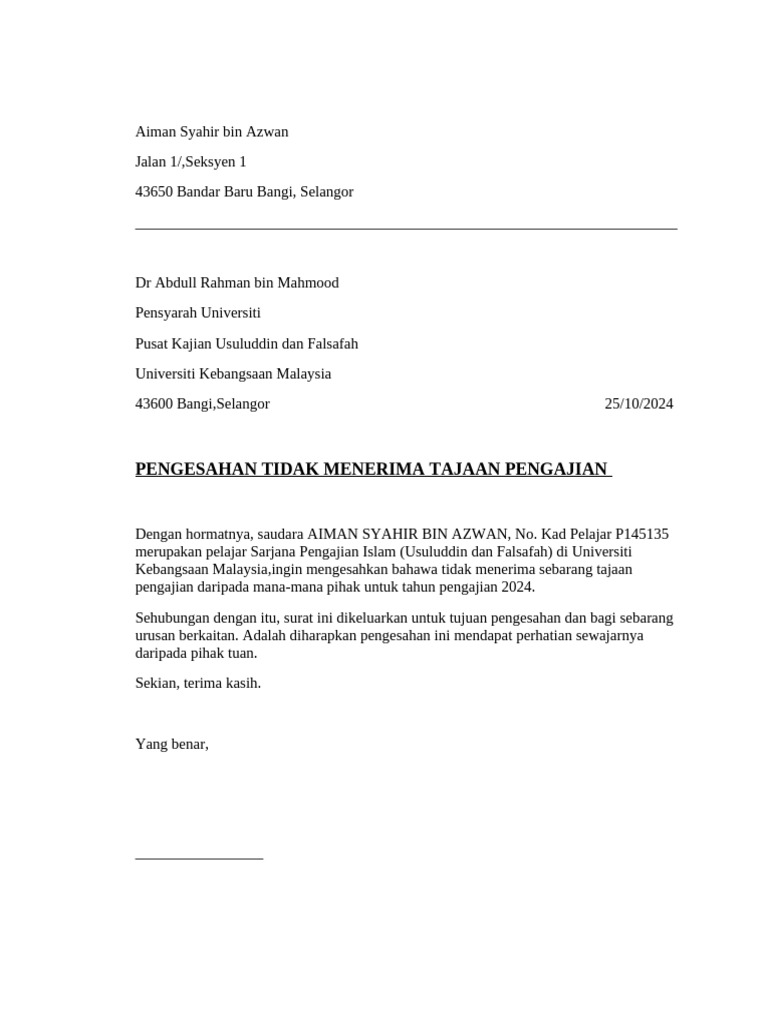 Aiman Syahir Bin Azwan | PDF