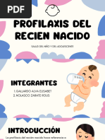 Profilaxis Neonatal: Ojos, Vitamina K y Cordón | PDF | Parto ...