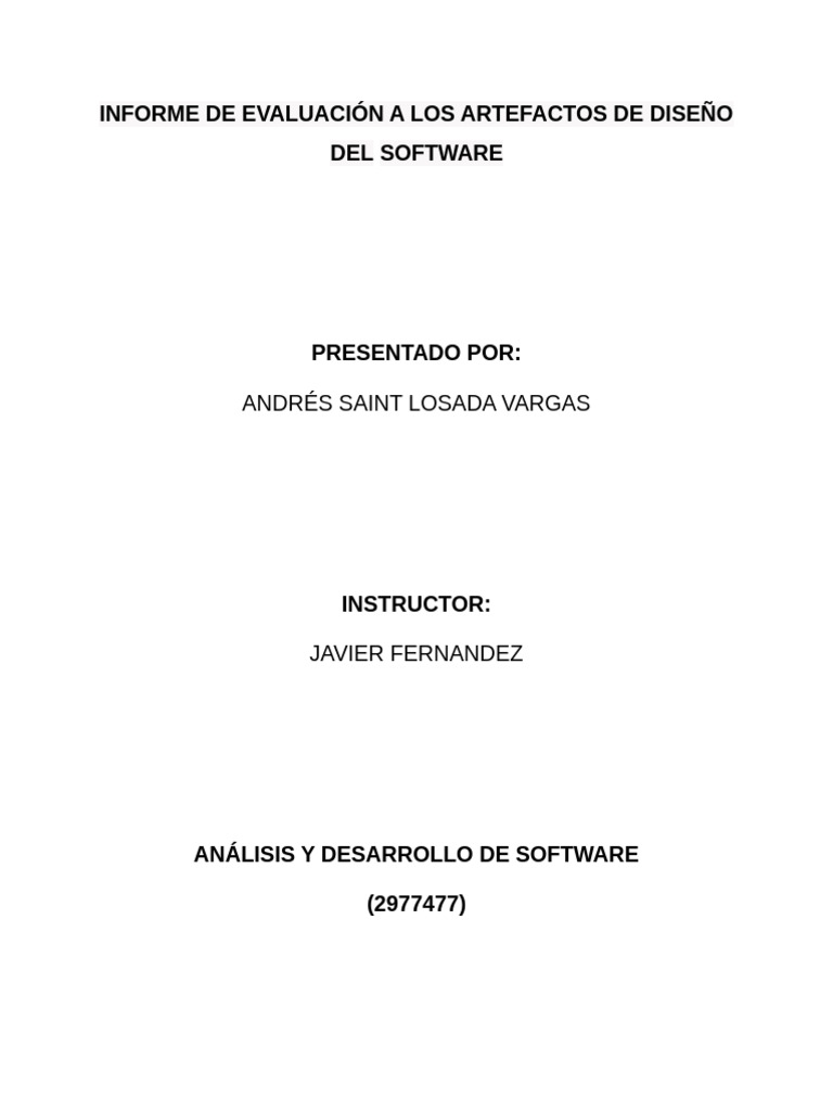 INFORME DE EVALUACIÓN | PDF | Bases de datos | Mi sql