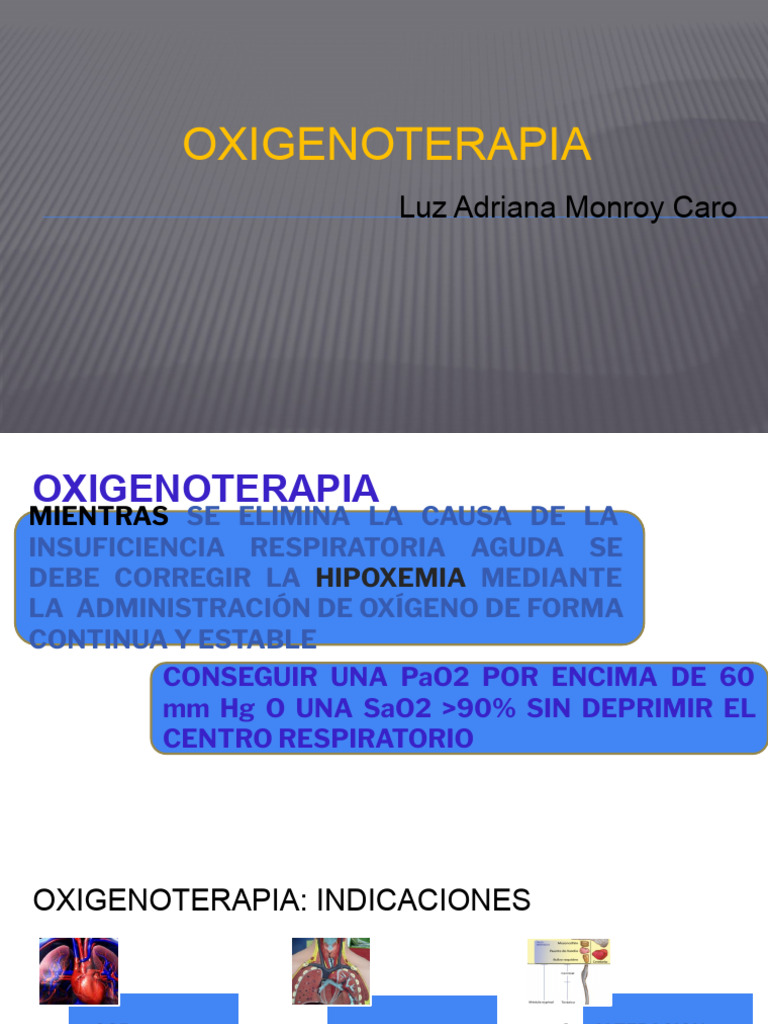 Oxigen Oter Apia | PDF | Sistema respiratorio | Respiración