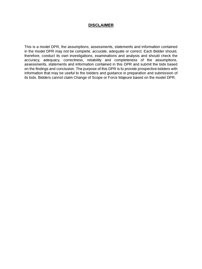 Imphal Ring Road Detailed Project Report | PDF | Road | Transport