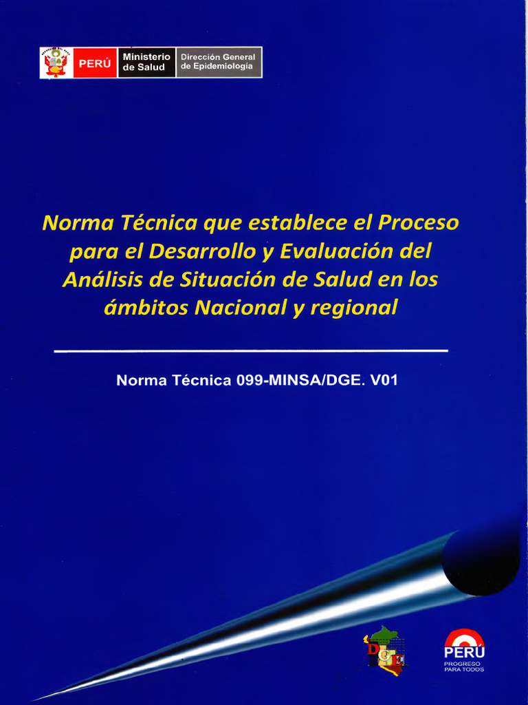 Norma Técnica Sanitaria 099-MINSA DGE | PDF