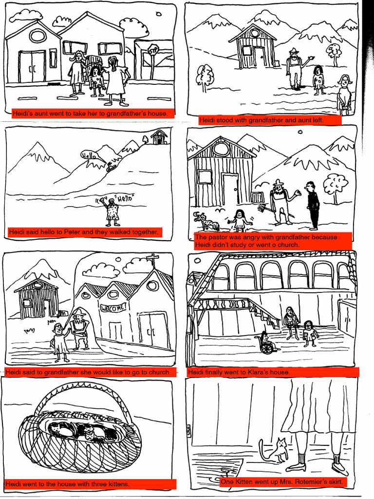 Heidi 1 Basic Retelling - Rewriting | PDF