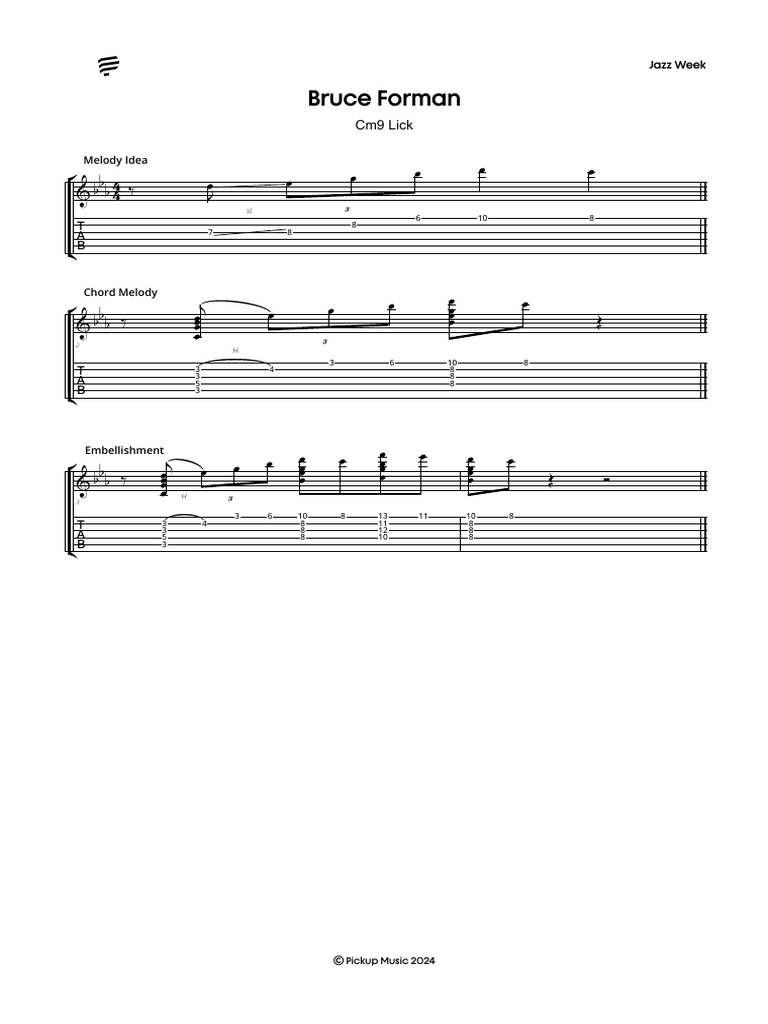 Bruce Forman Jazz Week | PDF | Music Performance | Music Of The African ...