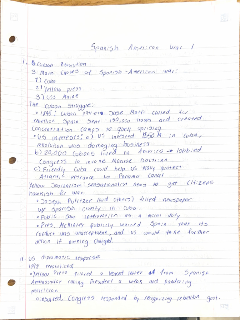 Spanish American War 1 | PDF