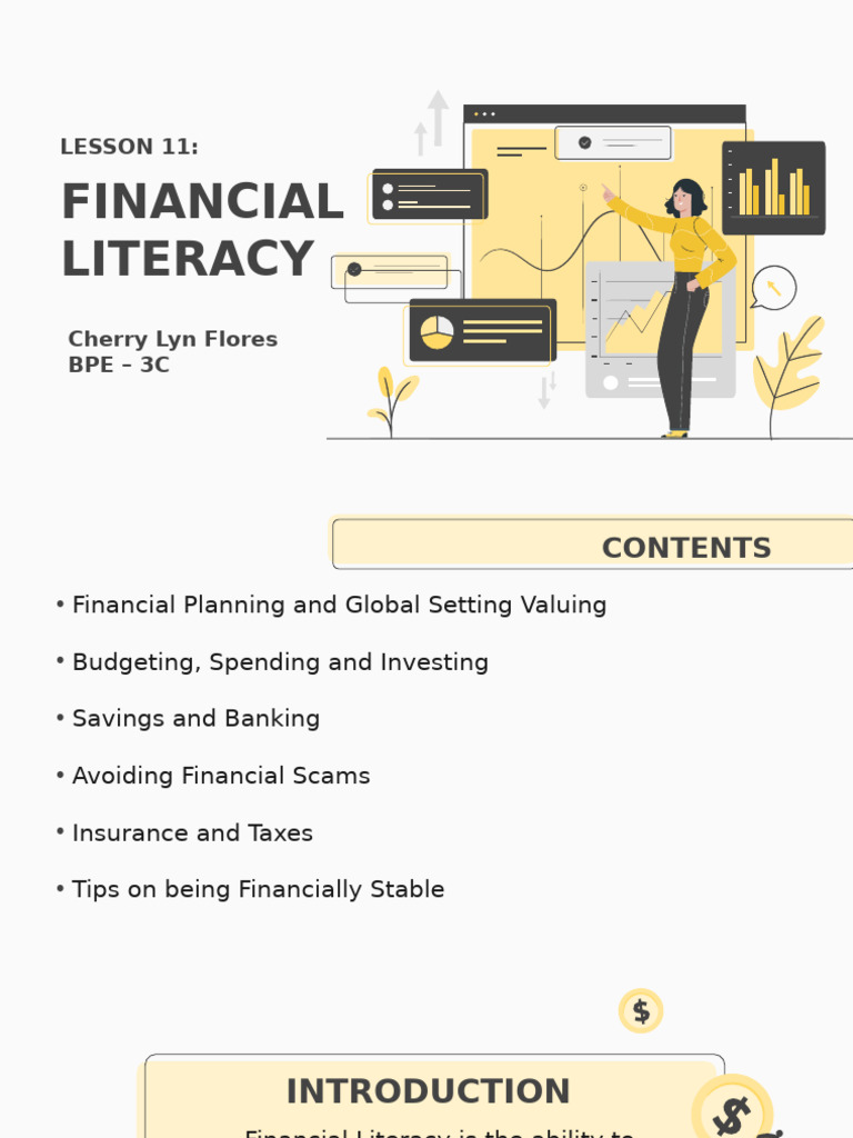 Essential Guide to Financial Literacy | PDF | Budget | Insurance