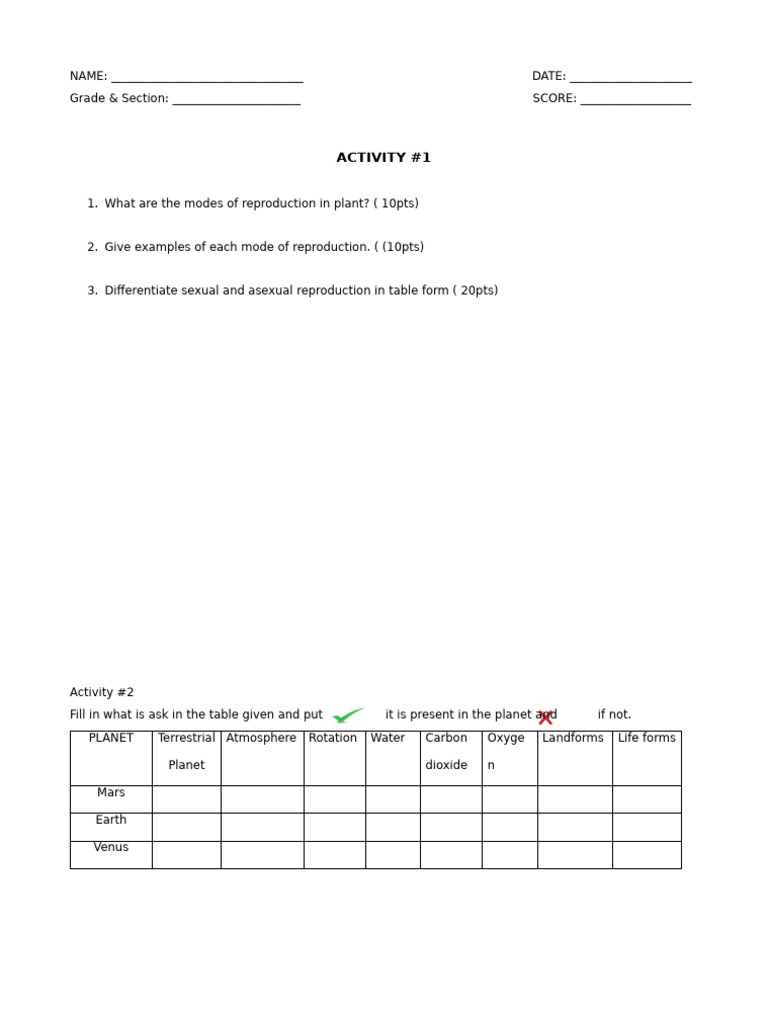 G11 activity 1 | PDF