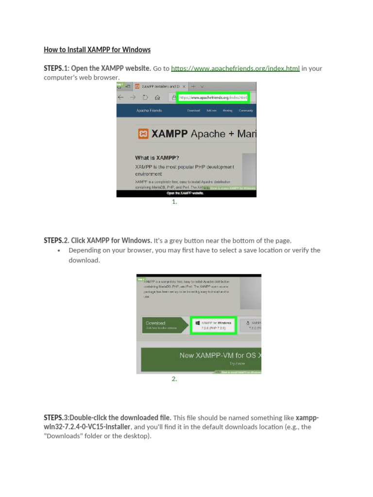 XAMPP & WAMP Setup Guide for Devs | PDF | Apache Http Server | Software