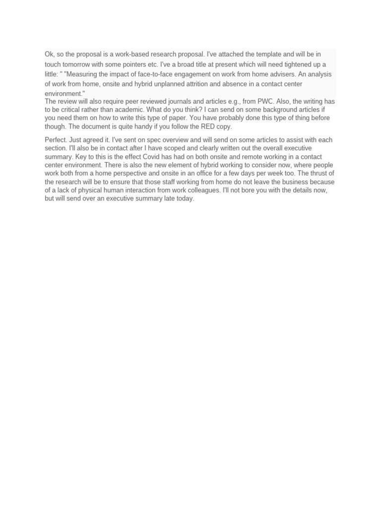 Template Mba Proposal | PDF