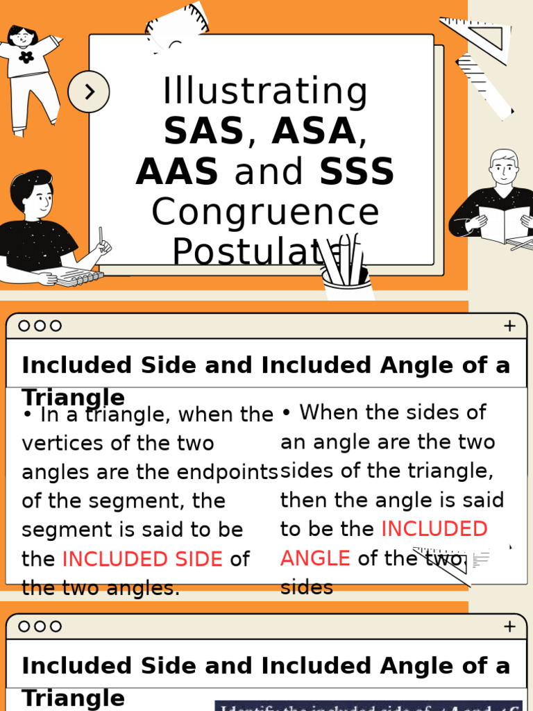 Triangle Congruence Postulates Explained | PDF | Euclidean Geometry ...