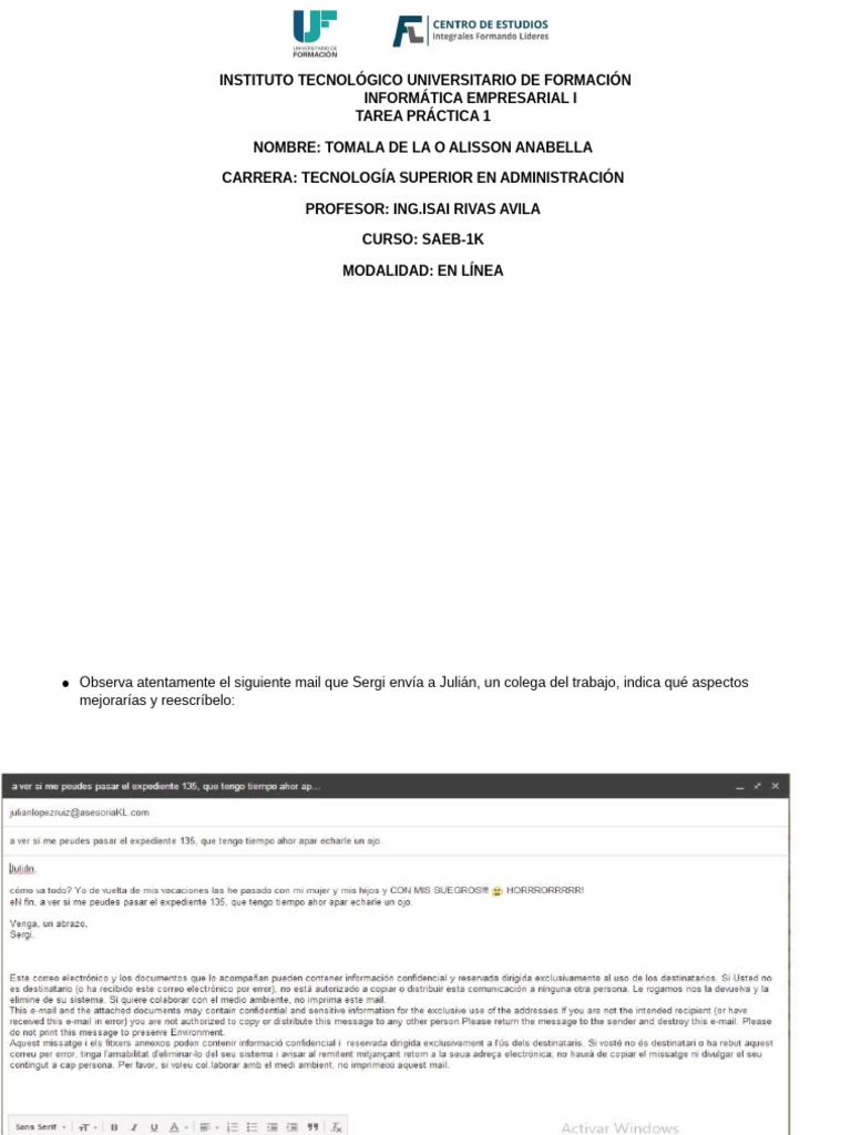 Informática 1 | PDF