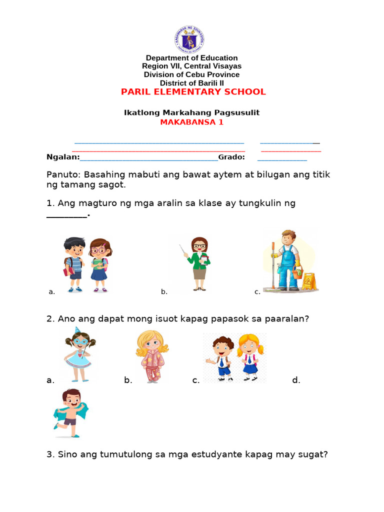 Q3 AP1 ParilES Barili2 DiStrict | PDF