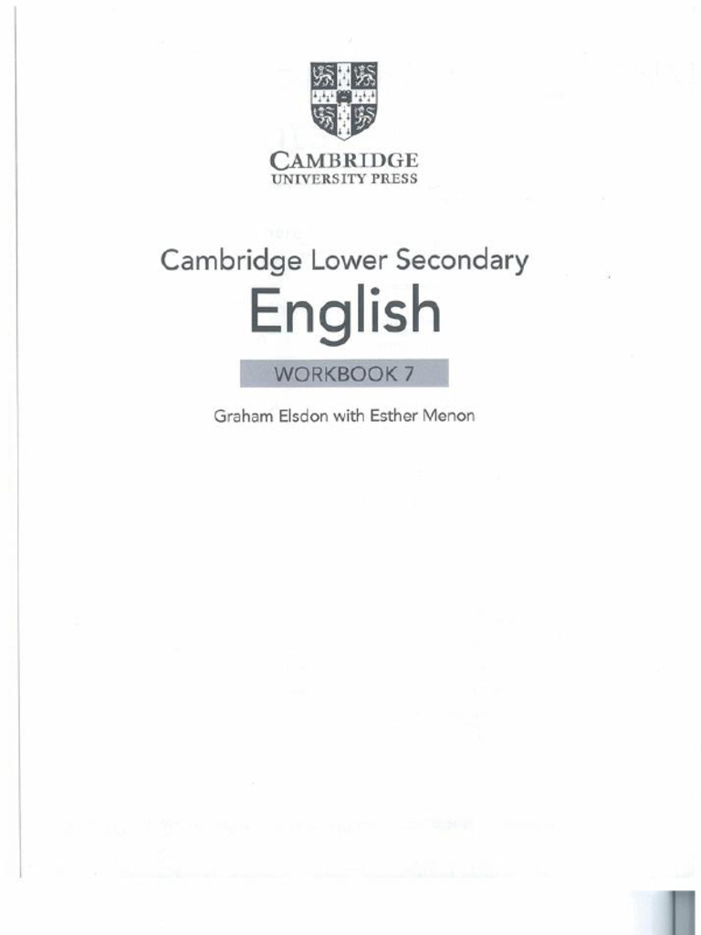 English Workbook 7 5 PDF Free | PDF