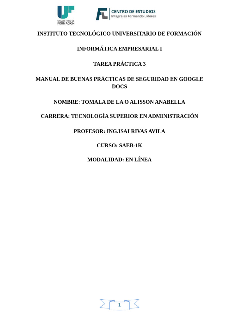 Actividad 3 Informatica | PDF | Contraseña | Archivo de computadora