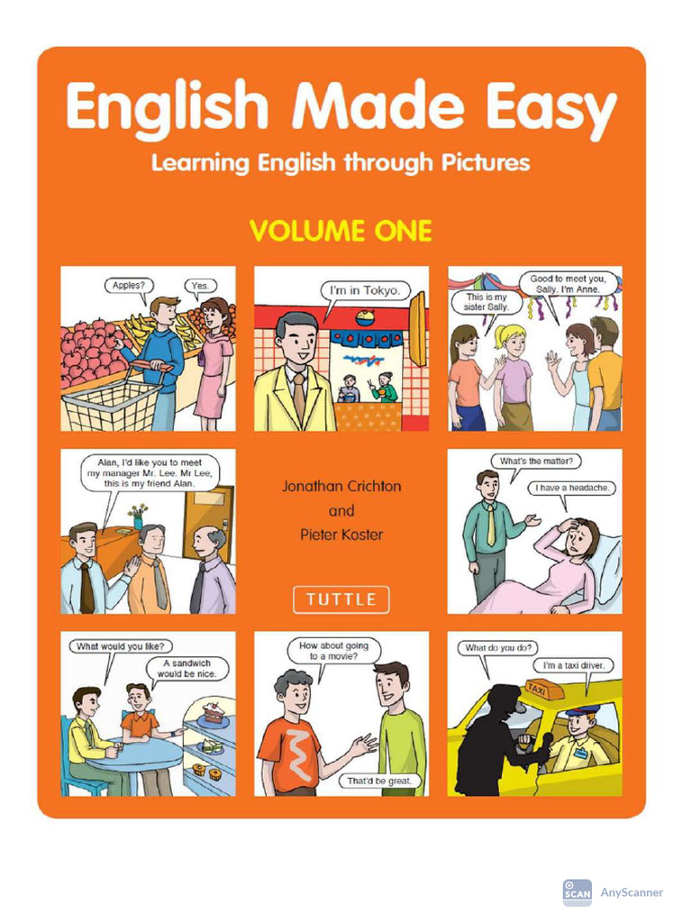 English Made Easy Learning English Through Pictures Volume 1 PDF | PDF