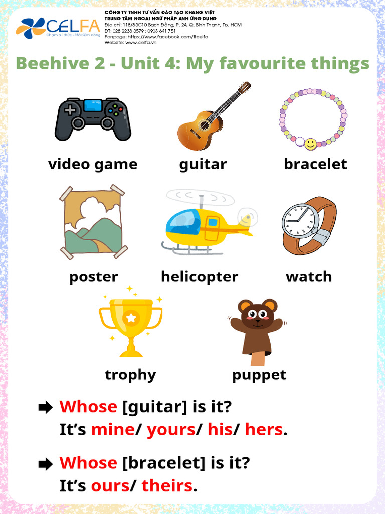 Review Beehive 2 Unit 4 | PDF