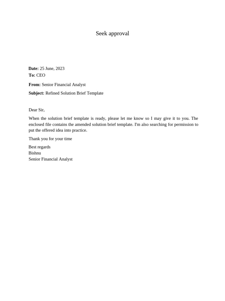 Proof to Seek Approval | PDF