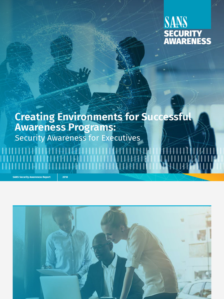 Executive Security Awareness Report 2018 - 1 | PDF | Computer Security ...