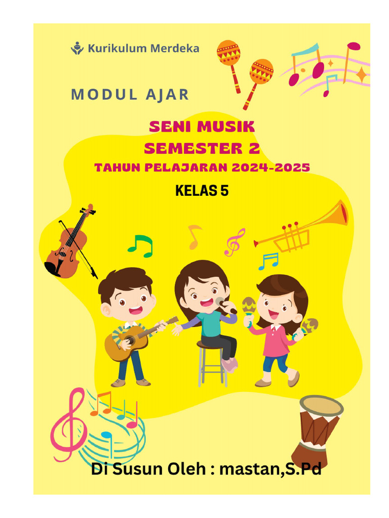 Modul Ajara Kurikulum Merdeka Seni Musik | PDF