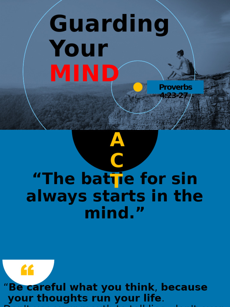 Guarding Your MIND | PDF | Mind | Religious Belief And Doctrine