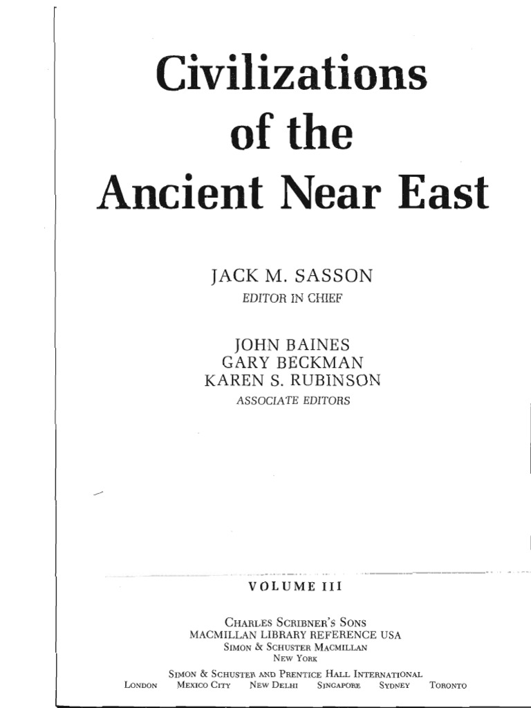 Civilizations of The Ancient Near East | PDF