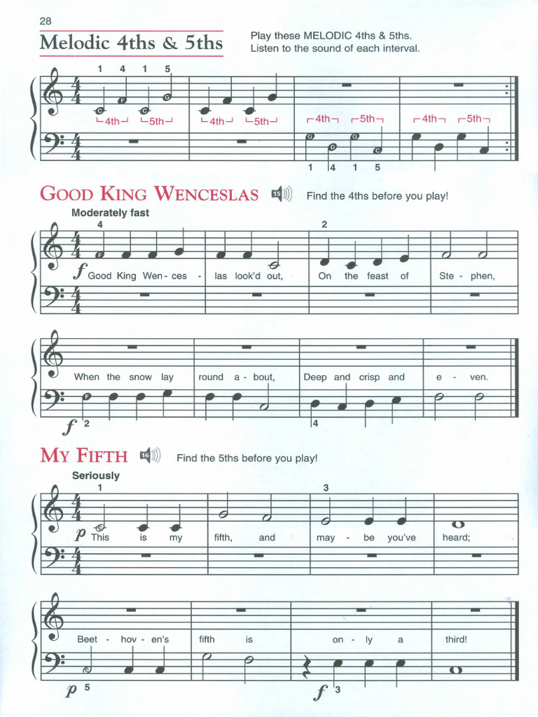 Melodic and Harmonic 4ths & 5ths | PDF | Harmony | Musical Techniques