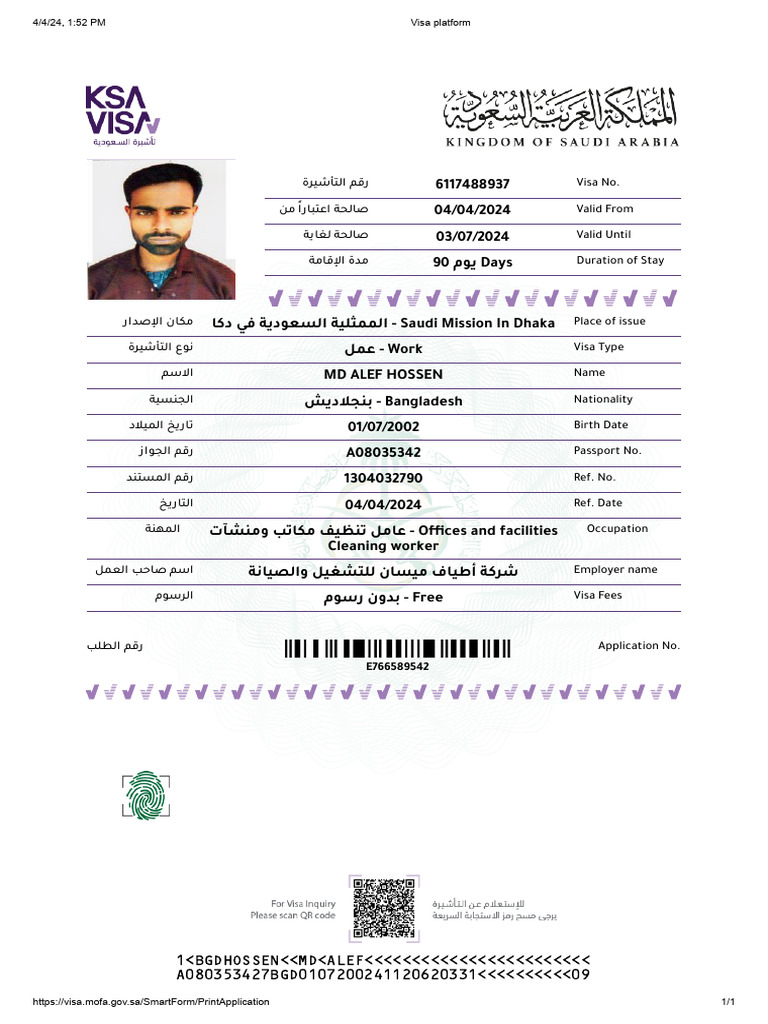 Visa Platform ALEF | PDF