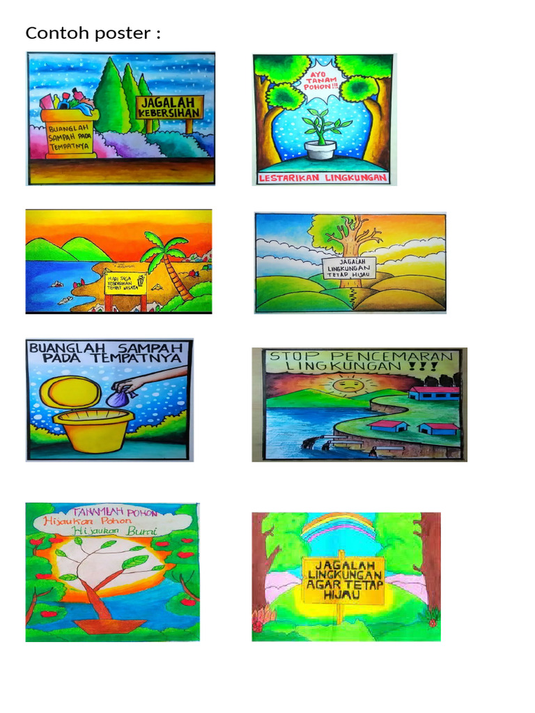 Contoh Desain Poster Kreatif | PDF