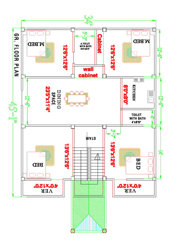 Plan GR .Floor | PDF