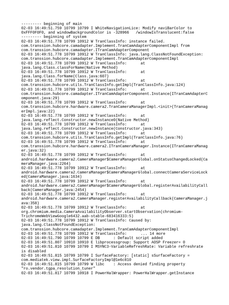 logcat_1738572591700 | PDF | System Software | Software Engineering