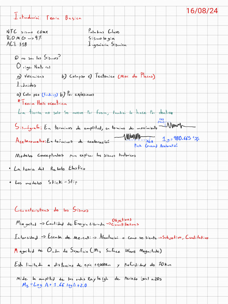 Ingeniería Sísmica 240822 231030 | PDF