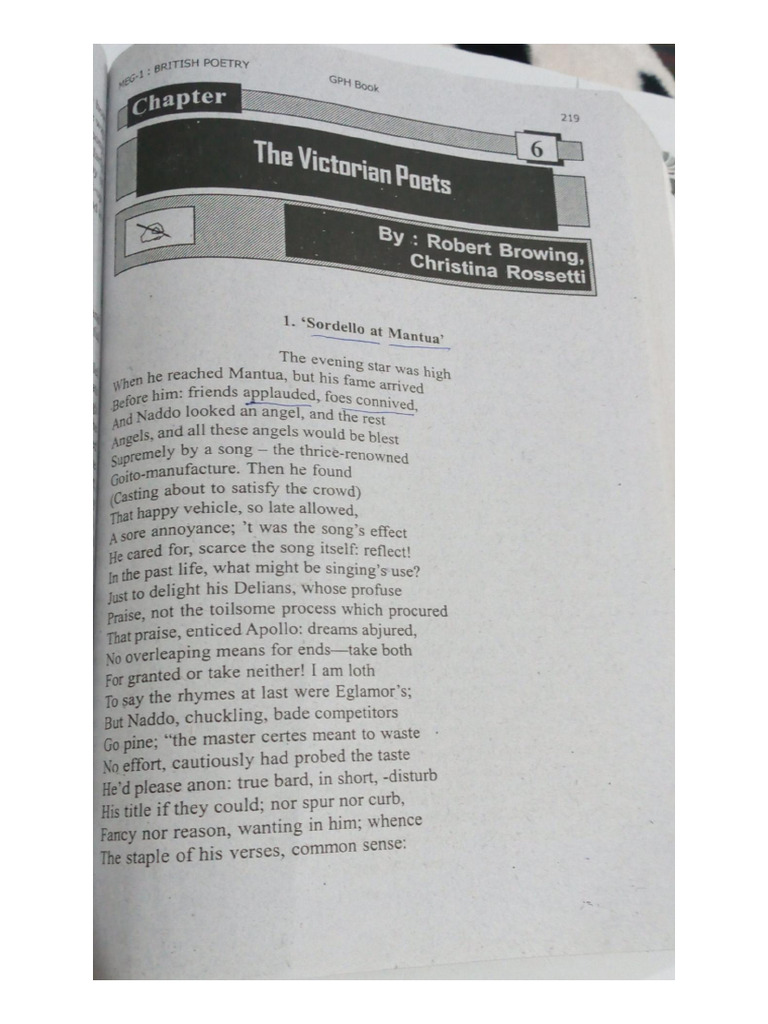Victorian Poet | PDF